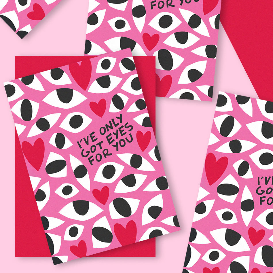 I Only Have Eyes For You Card | Eyes For You Valentines Card
